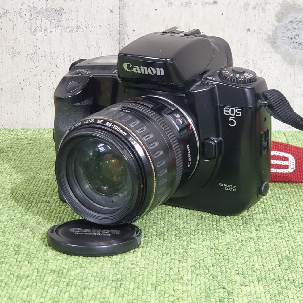【やや傷や汚れあり】CANON/キヤノン（キャノン） 一眼レフフィルムカメラ canon eos5 canon zoom lens ef 28-105mm 1:3.5-4.5/S0114の落札 ...