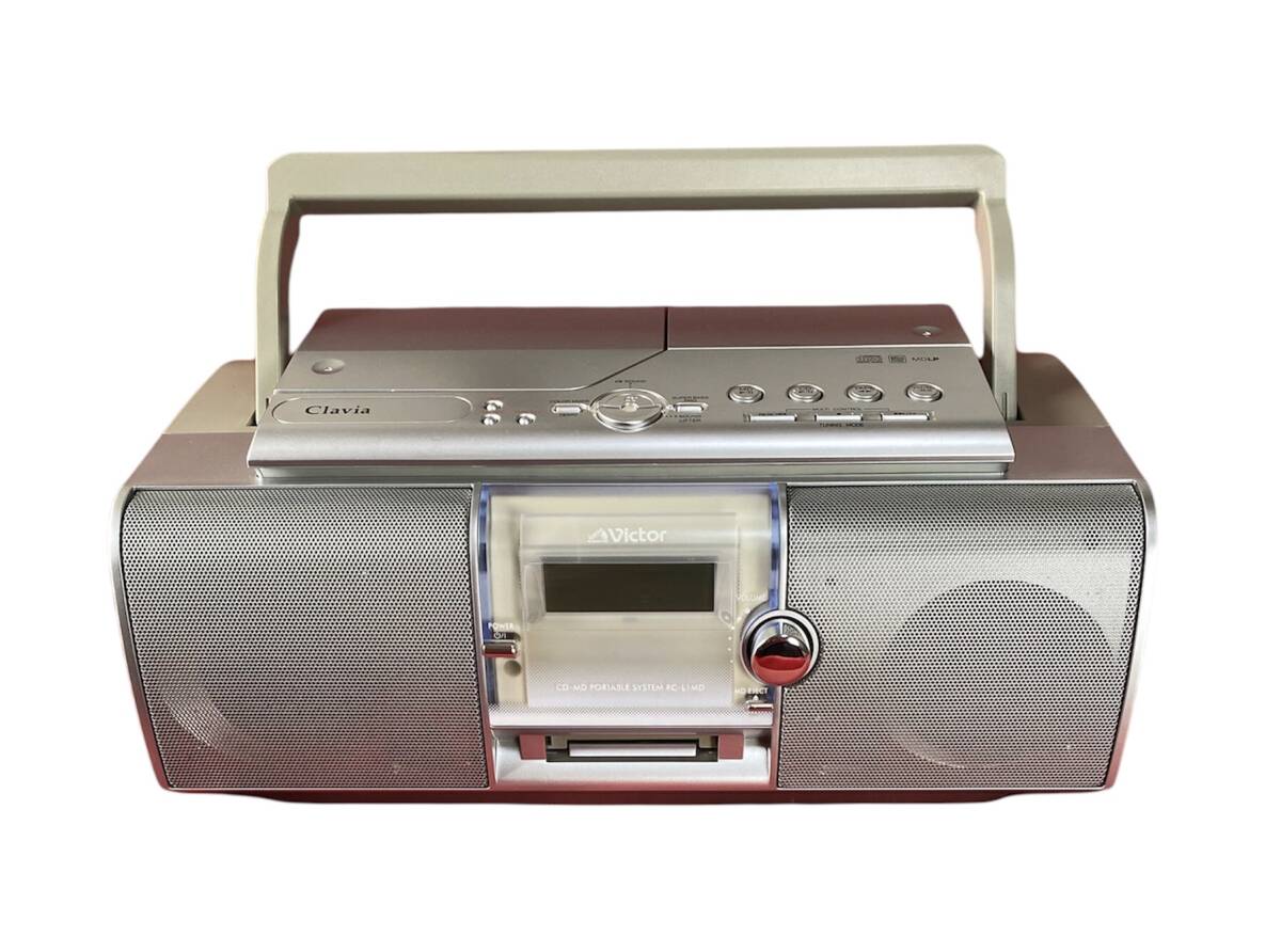 【目立った傷や汚れなし】【JVC KENWOOD】VICTOR CD-MDポータブルシステム RC-L1MD-S シルバーの落札情報詳細 ...