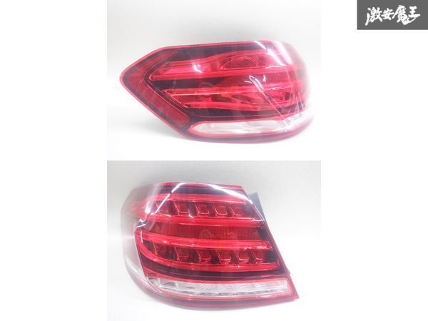 【やや傷や汚れあり】【点灯OK！】メルセデスベンツ純正 W212 Eクラス 後期 LED テール テールランプ テールライト 左 左側 ...
