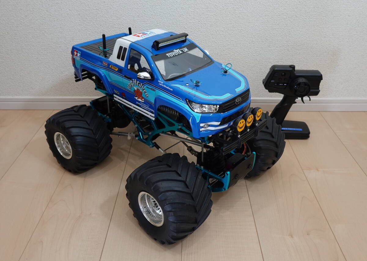 【やや傷や汚れあり】タミヤ 4×4モンスタートラック TXT-1 改造多数 トヨタ ハイラックス エクストラキャブボディーに換装の落札情報詳細 - ヤフオク落札価格検索 オークフリー