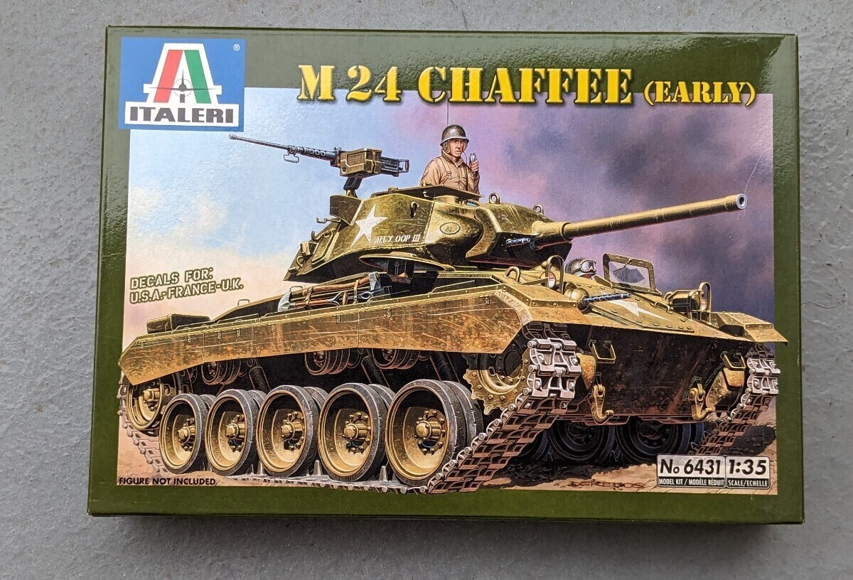 【未使用】1/35 ITALERI M24 CHAFFEE 1/35 イタレリ M24 チャーフィー ①の落札情報詳細 - ヤフオク落札価格検索 オークフリー