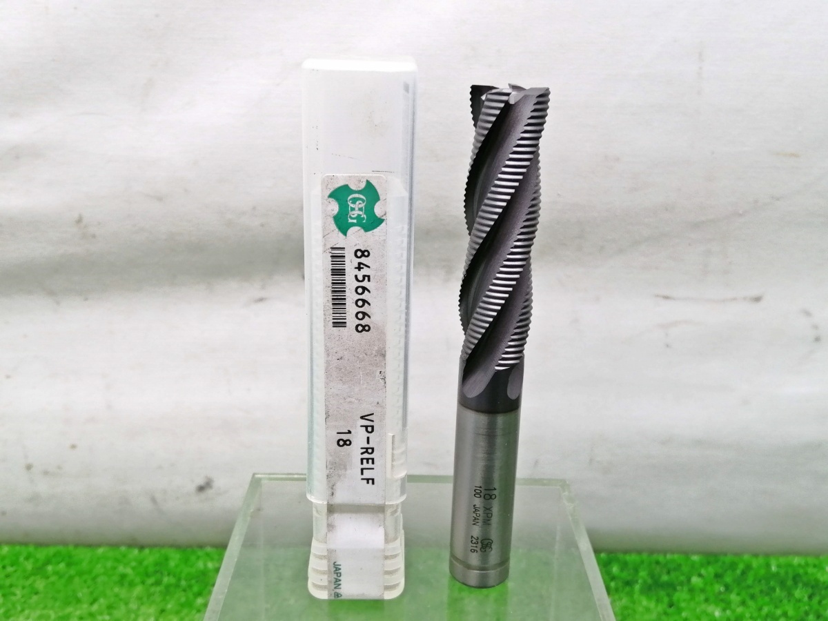 【未使用】未開封 未使用品 OSG オーエスジー VコートXPMラフィング ロング ファインピッチ エンドミル 刃径18mm 8456668 VP-RELF 18 ②の落札情報詳細 ...