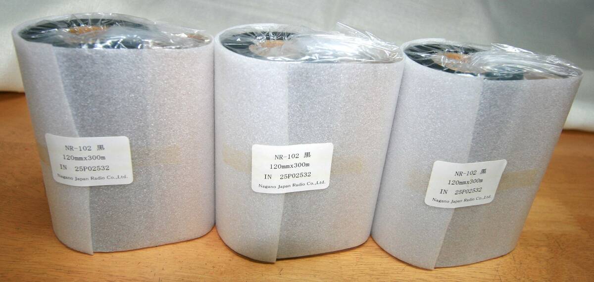 【傷や汚れあり】長野日本無線 Nameliner ネームライナー用インクリボンNR-102（黒）の落札情報詳細 - Yahoo!オークション ...