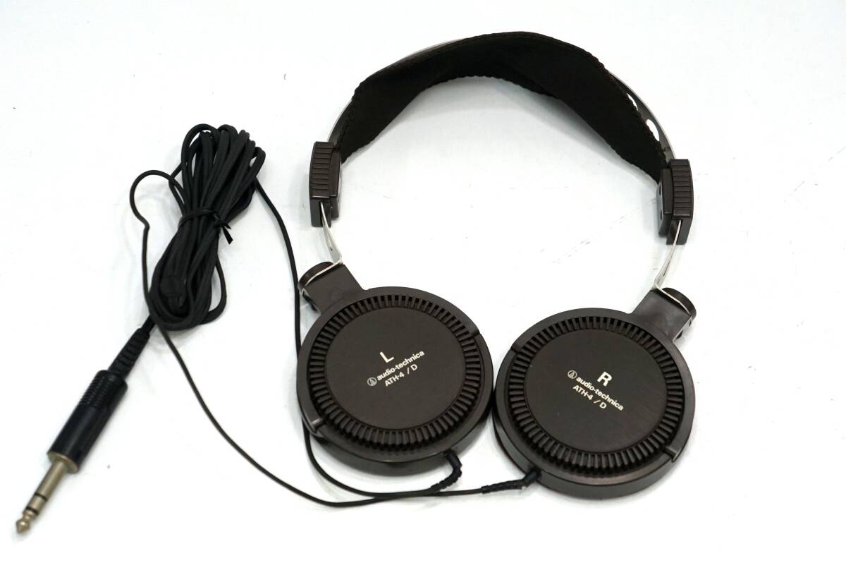 【やや傷や汚れあり】★☆T/ audio-technica ATH-4/D ヘッドホン 未チェック品 現状品☆★の落札情報詳細 - ヤフオク ...