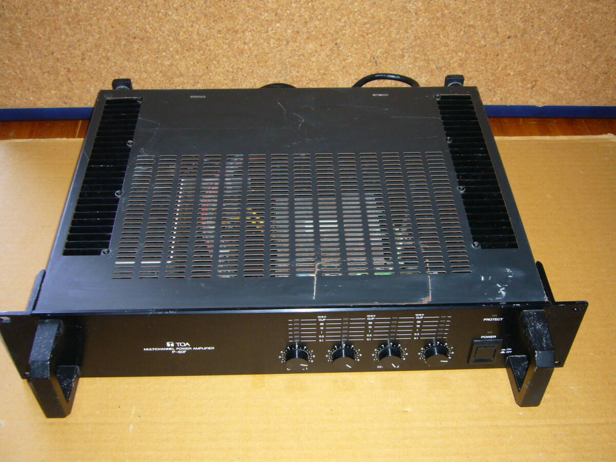 【やや傷や汚れあり】 音楽機材 TOA 【 P-60F 】★中古品（本体のみ） ★送料込み★の落札情報詳細 - ヤフオク落札価格検索 オークフリー