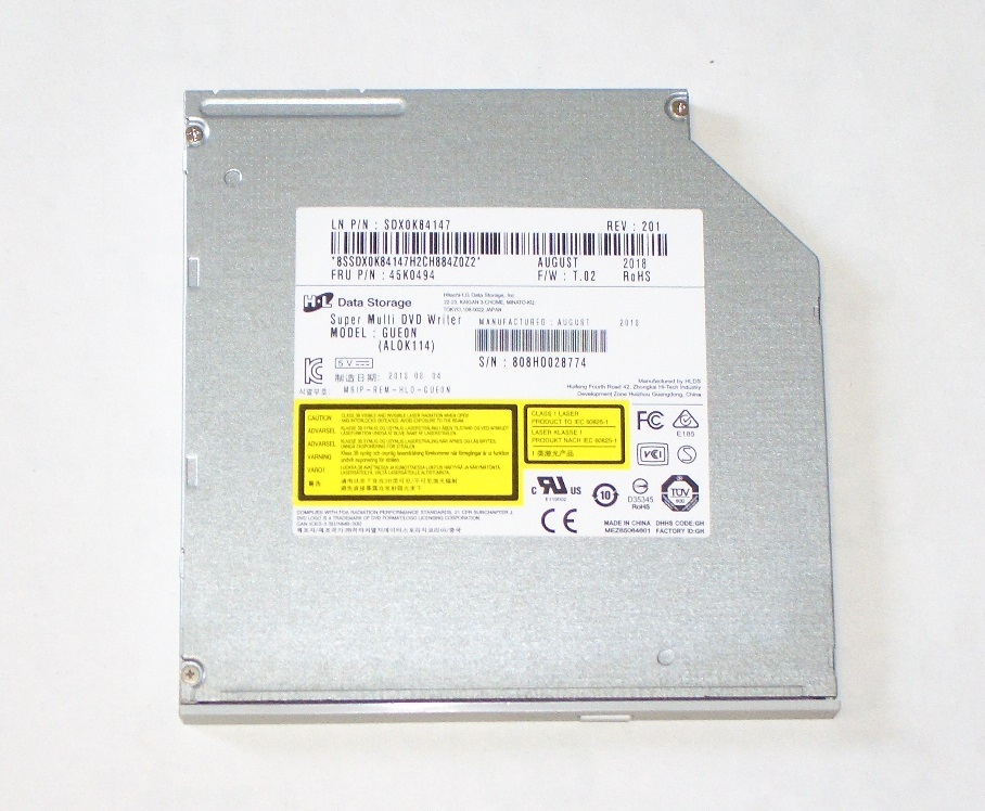 【目立った傷や汚れなし】 NEC/HL-DT-ST DVDスーパーマルチ DL二層対応『GUE0N』9.5mm/ホワイト 動作確認済み★送料185円の落札情報詳細 - Yahoo!オークション ...