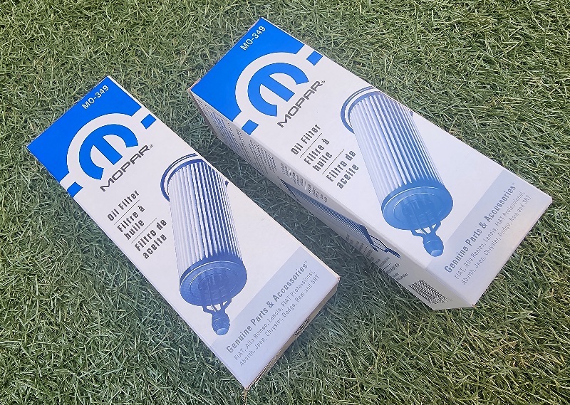 【未使用】☆送料込み☆ 新品/未使用 MOPAR 純正 オイルフィルター MO-349 JK JL 3．6L ラングラー WRANGLERの ...