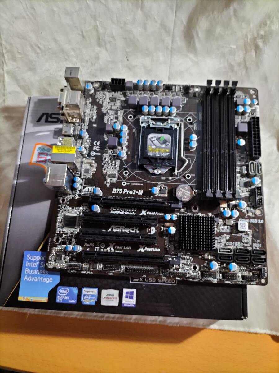 【やや傷や汚れあり】★ASROCK B75 Pro3-M LGA1155 B75 MATXマザ マザーボードの落札情報詳細 - Yahoo!オークション落札価格検索 オークフリー