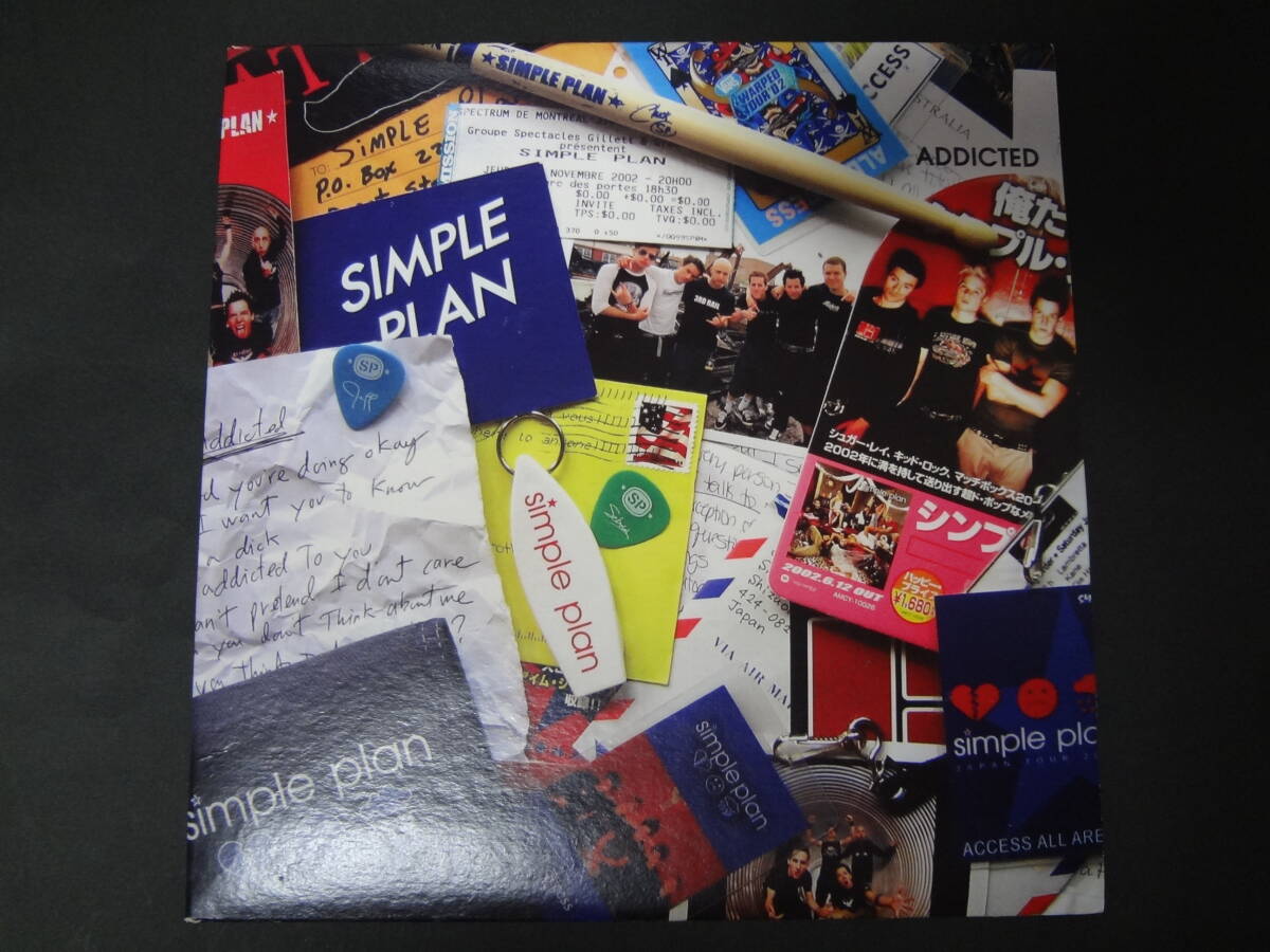 【やや傷や汚れあり】SIMPLE PLAN / addicted '03 US 7インチ レコード Cheap Trick surrender カバー収録 シンプル・プラン reset ...