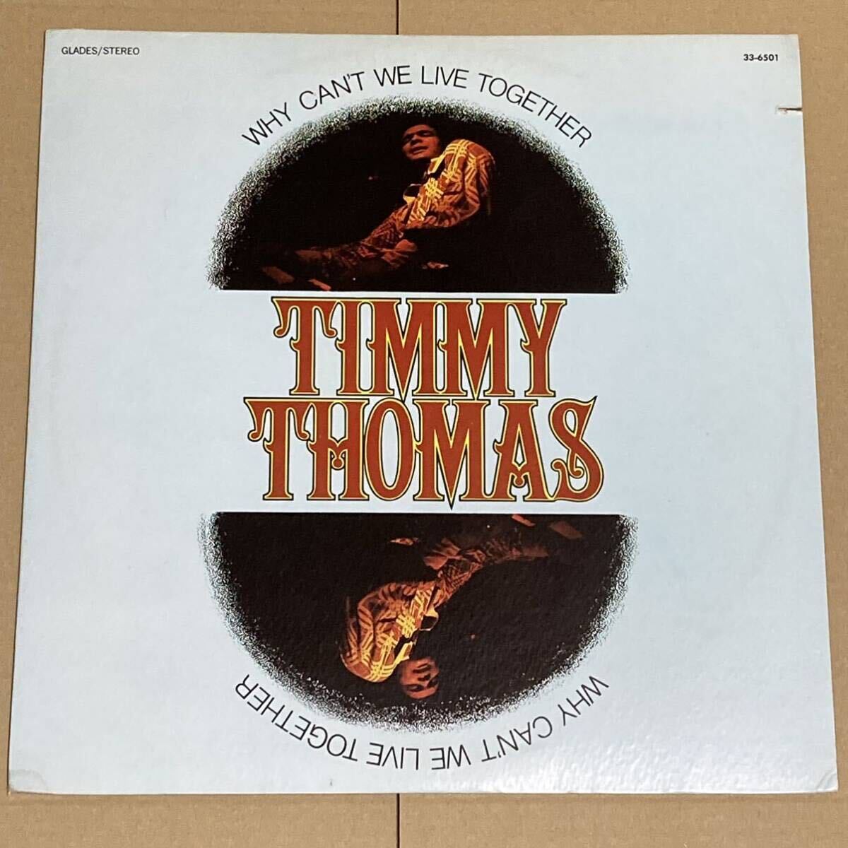 【やや傷や汚れあり】TIMMY THOMAS ティミー・トーマス/WHY CAN'T WE LIVE TOGETHER/アナログLPレコード ...