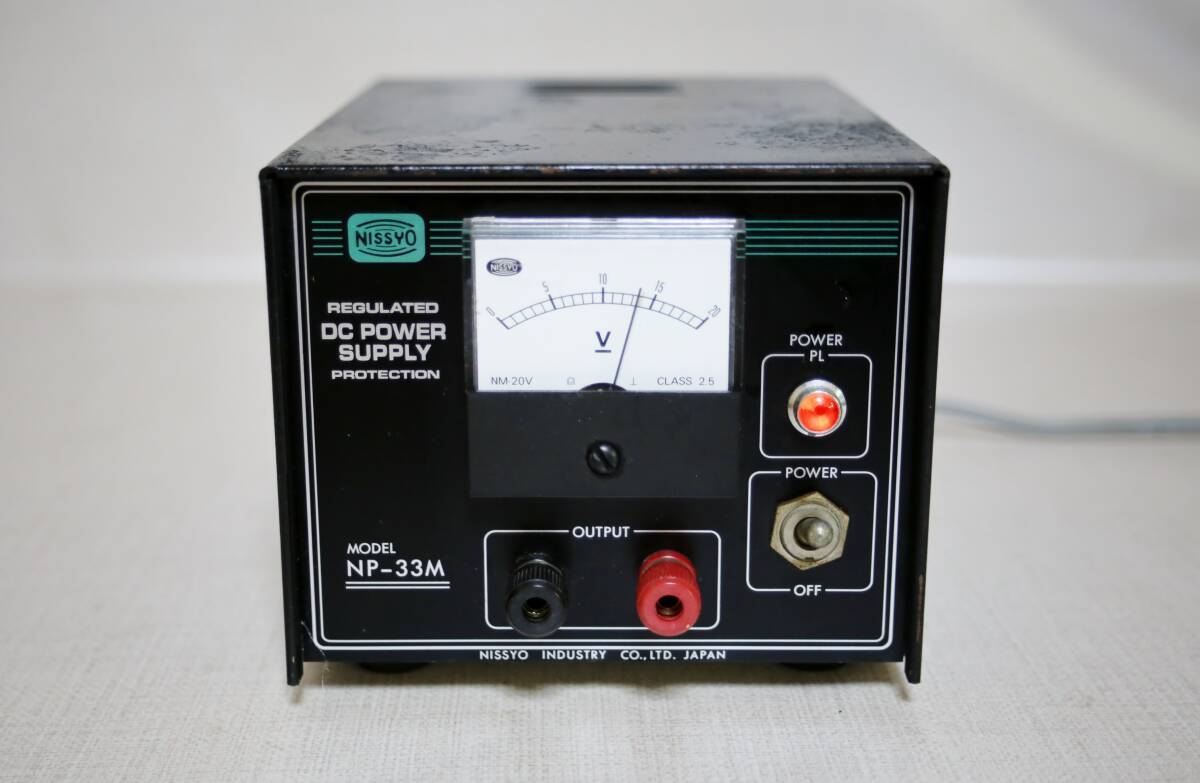 【傷や汚れあり】NISSYO DC安定化電源 NP-33M 13.8V 3.5A 9～15V可変可の落札情報詳細 - Yahoo!オークション落札価格検索 オークフリー