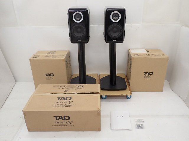 【目立った傷や汚れなし】【良品】TAD タッド ブックシェルフ型スピーカー TAD-ME1-K/専用スタンド TAD-ST3-K 元箱/説明書/付属品付 ∽ 6EEE7-1の落札情報詳細 ...