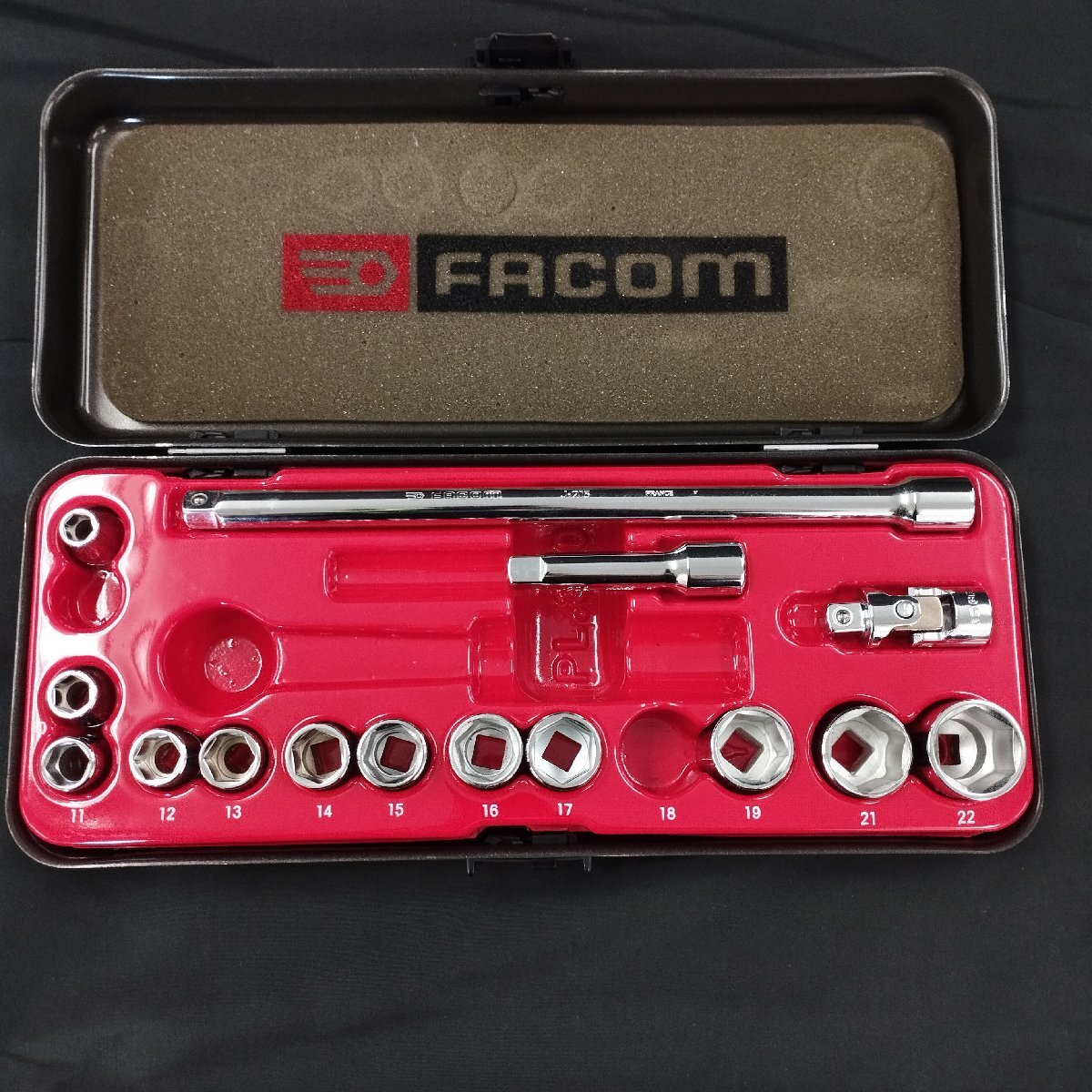 【全体的に状態が悪い】【i107】Facom Beta PROTO ソケットレンチセット J-215 J-209 J240A 不揃い ソケットメーカー混在 保管品 ファコム ベータ プロトの ...