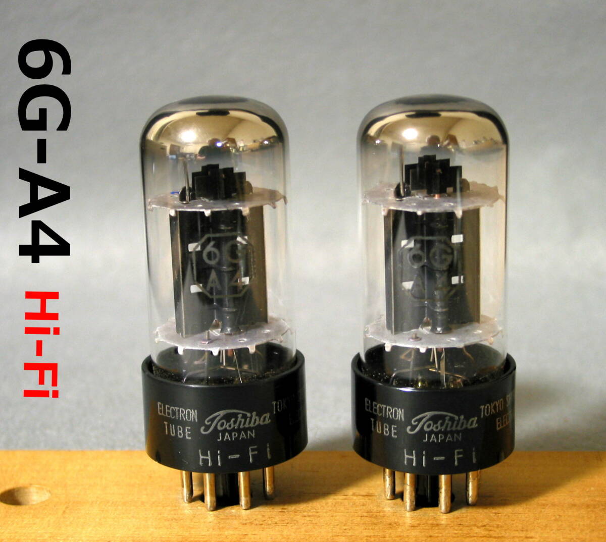 【目立った傷や汚れなし】【元箱付】東芝 6GA4（6G-A4）／Hi-Fi用／電力増幅用3極管 真空管／2本セット① 試聴テスト実施 送料 ...