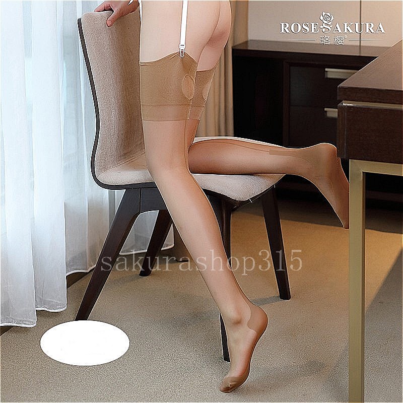 【未使用】K335 バックシーム ガーターストッキング ブラウン キューバンヒール調 茶色 セクシー 8デニール タイハイストッキングの落札情報詳細 - ヤフオク落札価格検索 オークフリー