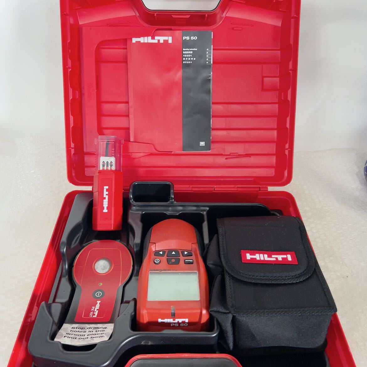 【やや傷や汚れあり】HILTI PS50 マルチ探知機 ヒルティ 鉄筋探査機 コンクリートスキャナー PS-50 ジャンク品 動作未確認708の落札情報詳細 - Yahoo!オークション落札 ...