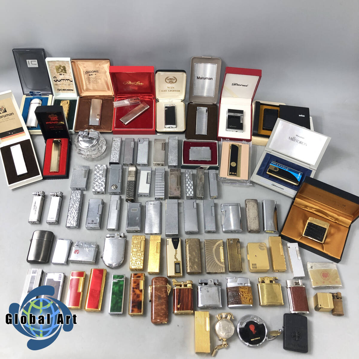 【やや傷や汚れあり】★E06822/PRINCE/SAROME 等/ガスライター/まとめて/計75点セット/シルバー/ゴールド 他の落札情報 ...