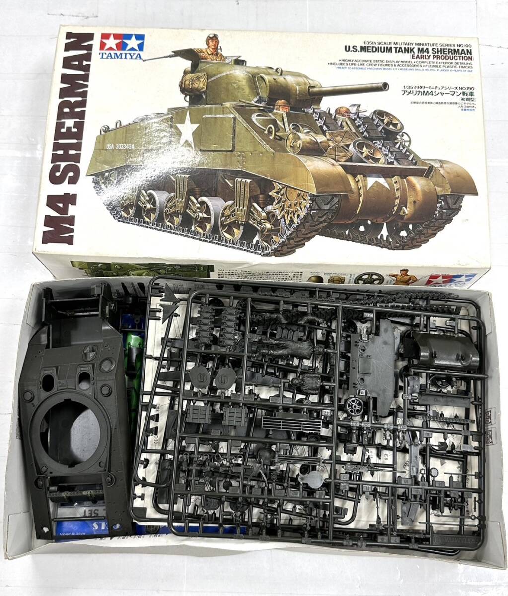 【傷や汚れあり】J097-J26-359 TAMIYA タミヤ M4 SHERMAN 1/35 プラモデル 現状品③＠の落札情報詳細 ...