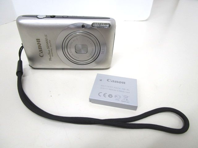 【やや傷や汚れあり】7260RMZ Canon キャノン PowerShot SD1400 IS コンパクトデジタルカメラ PC1472 シルバー バッテリー1個付き 中古の落札情報詳細 ...
