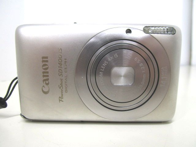 【やや傷や汚れあり】7260RMZ Canon キャノン PowerShot SD1400 IS コンパクトデジタルカメラ PC1472 シルバー バッテリー1個付き 中古の落札情報詳細 ...