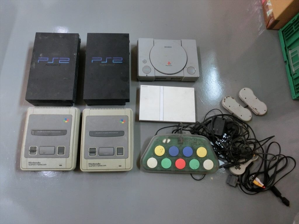 【全体的に状態が悪い】【BS3-11】【140サイズ】ゲーム機まとめてセット/PS2 PS SFC/コントローラー/状態不良 ジャンク/※破損 ベタつき コード絡まりの落札情報詳細 ...