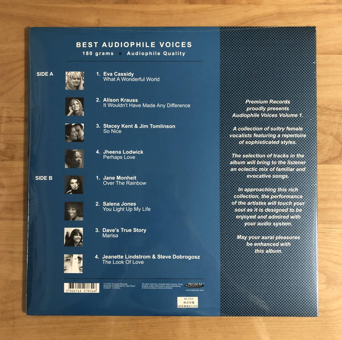 【未使用】【新品未開封 高音質 アナログ盤 LP】 BEST AUDIOPHILE VOICES (PR27831LP) / EVA ...