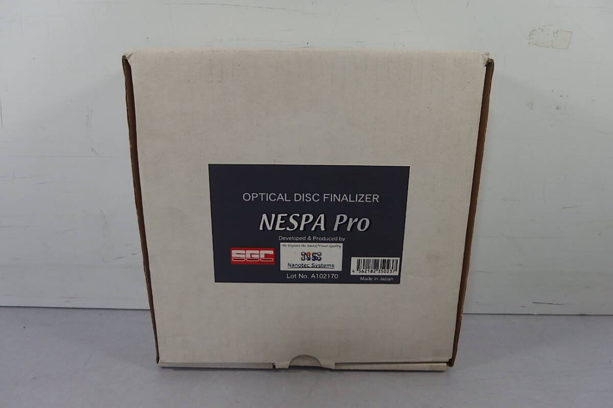 【未使用】 新品未開封 NanotecSystems(ナノテック・システムズ) NS NESPA Professional ネスパプロ CD/DVDファイナライザー CD/DVD音質・画質向上 ...