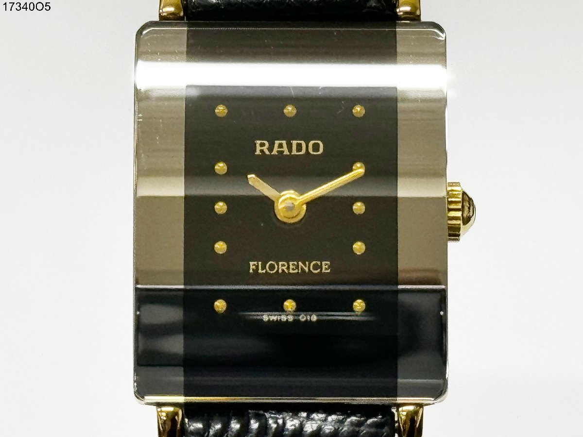 【傷や汚れあり】★RADO ラドー FLORENCE フローレンス 153.3606.2N クォーツ 2針 レクタンギュラー レディース 腕時計 動作未確認 17340O5-19の落札情報詳細 ...