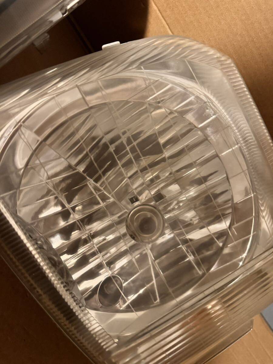 【やや傷や汚れあり】美品 バモス HM1 HM2 前期 ヘッドライト 左右 コイト 100-22335 ハロゲン レべ無 321412 ...