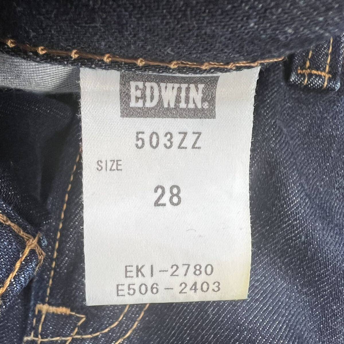 【目立った傷や汚れなし】EDWIN ☆ 503ZZ 色濃いめ 育てる デニムパンツ ストレート ジーンズ W28 アメカジ 大人カジュアル 日本製 プレミアム エドウィン Ja7809の落札 ...