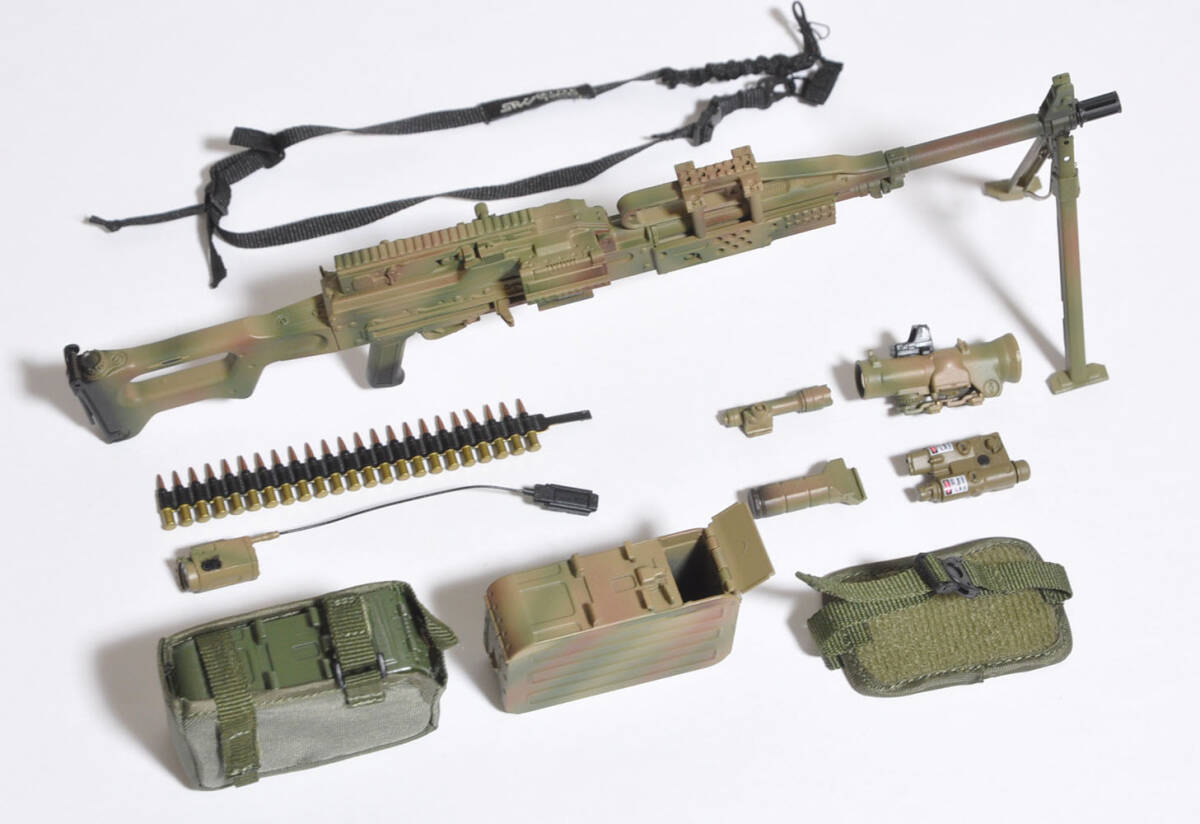 【未使用】DAMTOYS 1/6 PKP ペチェネグ 汎用機関銃 ロシア連邦安全局アルファチームFSB ALPHA機関銃手 検 DAM VTS ...