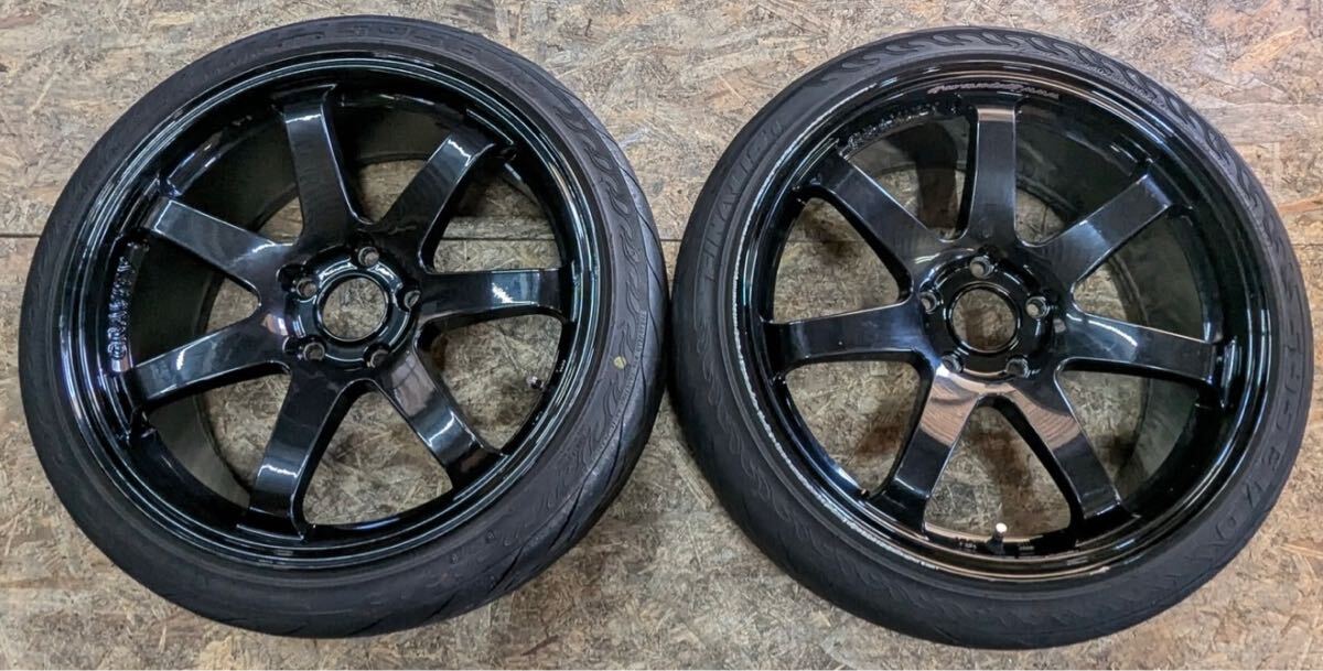 【やや傷や汚れあり】【希少！】GP SPORTS スポーツ GRAVITY グラビティ 18インチ 8.5J＋35 PCD114.3 5穴 ...