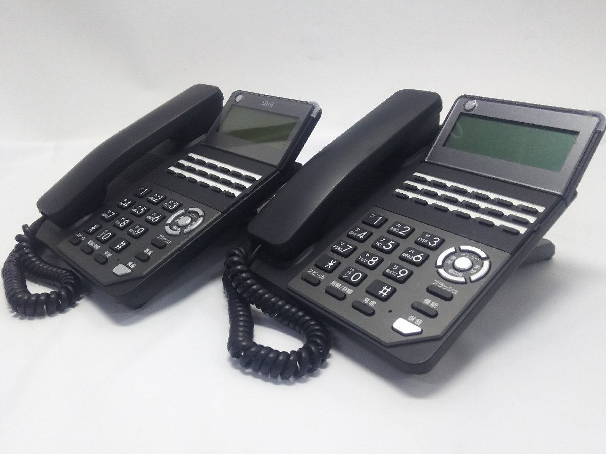 【やや傷や汚れあり】中古 ビジネスホン 電話機 2023年製☆PLATIAⅢ(PT3000)【saxa（サクサ）TD1010(K)】2台セット 動作品の落札情報詳細 - Yahoo ...