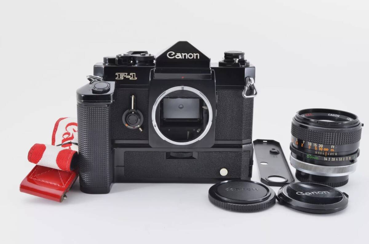 【目立った傷や汚れなし】【美品】キャノンCanon F-1 SLR Film Camera 後期型 / FD 50mm f1.4 SSC / MD-f #C-F1-001の落札情報詳細 ...