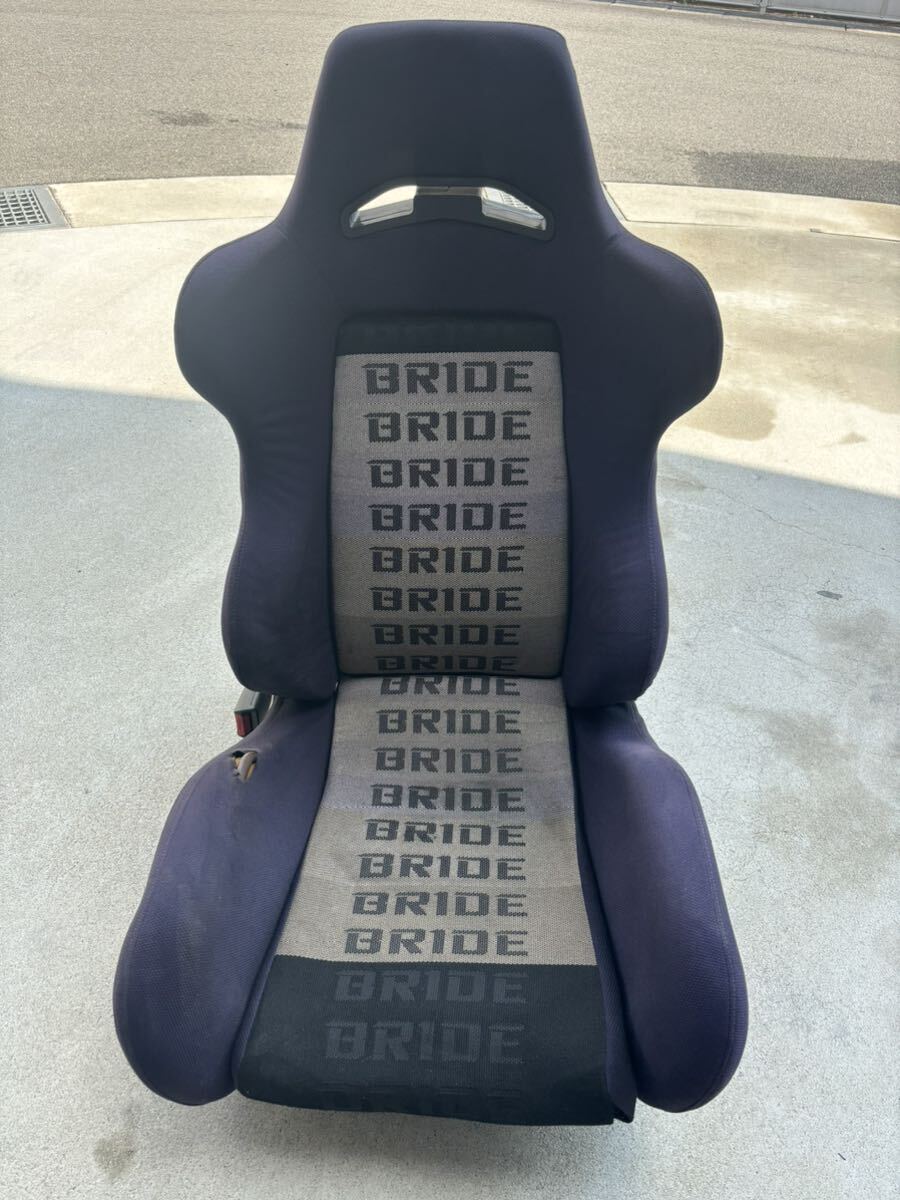 【やや傷や汚れあり】★ BRIDE ブリッド BRIX ブリックス セミバケ セミバケット シート 両側ダイヤル リクライニング S13 S14 RPS13 180SX レール付き ★の落札 ...