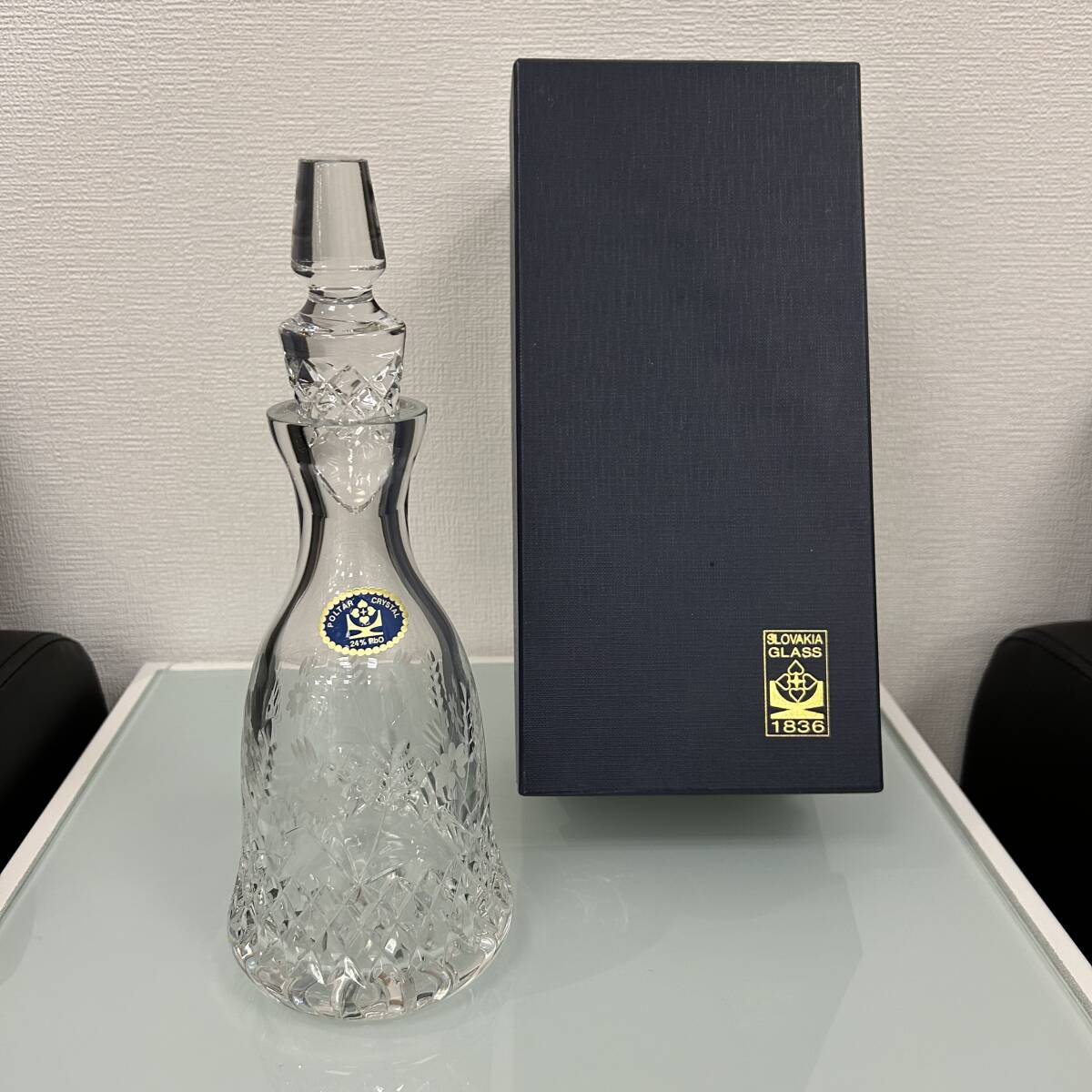 【未使用に近い】★☆未使用 保管品 SLOVAKIA GLASS スロバキア グラス 1836 POLTAR CRYSTAL 24％ Pbo ...