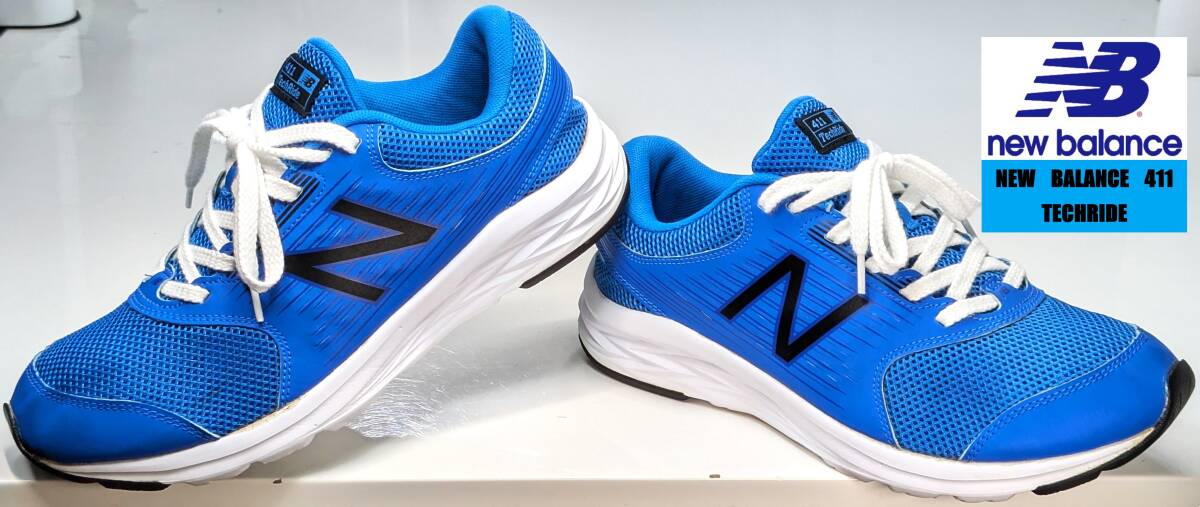 【やや傷や汚れあり】【美品・USED/メッシュ素材/正規店購入】NEW BALANCE 411 TECHRIDE モデル メンズ・スポーツシューズ サイズ＝26.0cmの落札情報詳細 ...