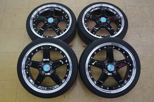 【目立った傷や汚れなし】【新品】ロクサーニ グラスターファイブ 16 4H100 5.5J+48 6J+45【中古】165/45R16 カスタム N-BOX N-ONE ワゴンR ラパン ...