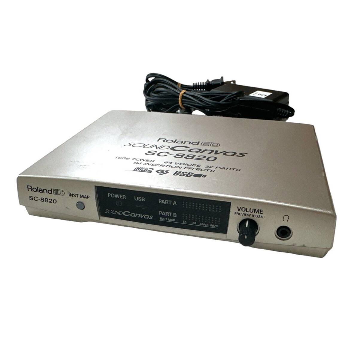 【目立った傷や汚れなし】Roland / SOUNDCanvas / SC-8820 / 音源モジュール / 通電のみを確認 / 80サイズ ...