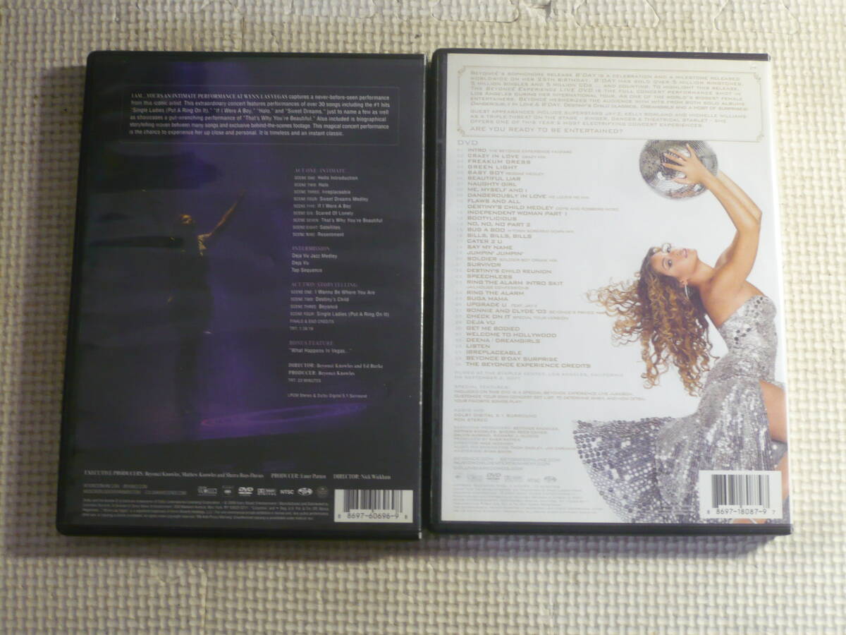 【やや傷や汚れあり】DVD2本セット ビヨンセ BEYONCE THE BEYONCE EXPERIENCE LIVE/I AM...YOURS AN INTIMATE PERFORMANCE ...