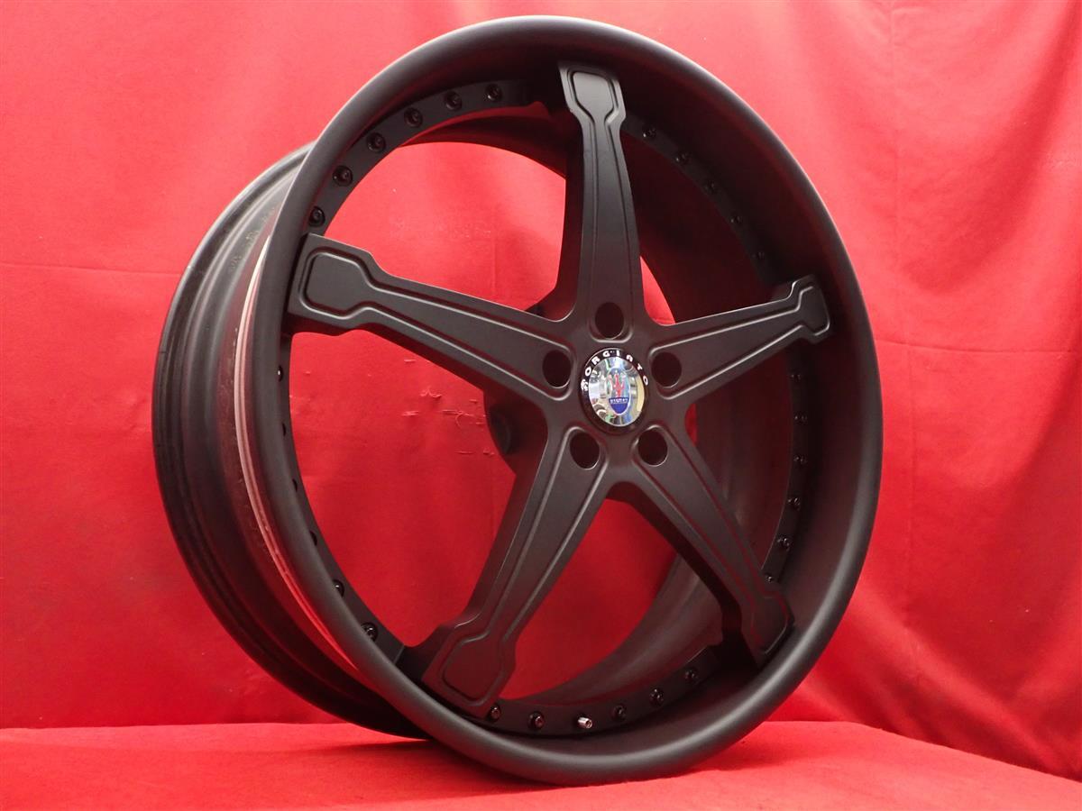 【傷や汚れあり】FORGIATO フォージアート MARTELLATO マルテラト 中古ホイール 4本 9/10.5J 22インチ PCD114.3 5穴 +44/+34 ハブ67 マセラティ ...