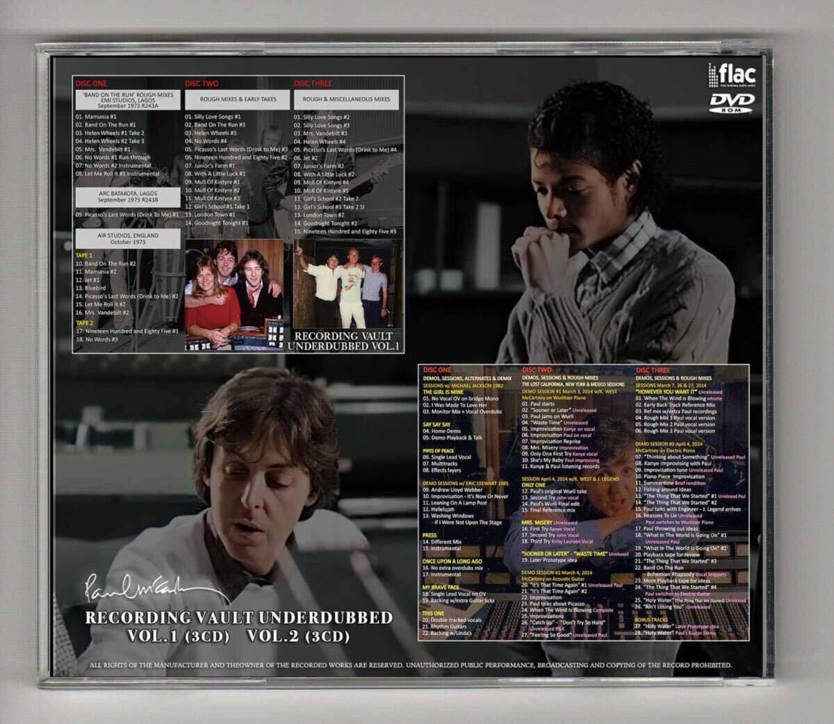 【未使用】PaulMcCartney-Recording Vault Underdubbed, Vol.1&Vol.2/Flac/DVD-ROMの落札情報詳細 - Yahoo!オークション落札 ...