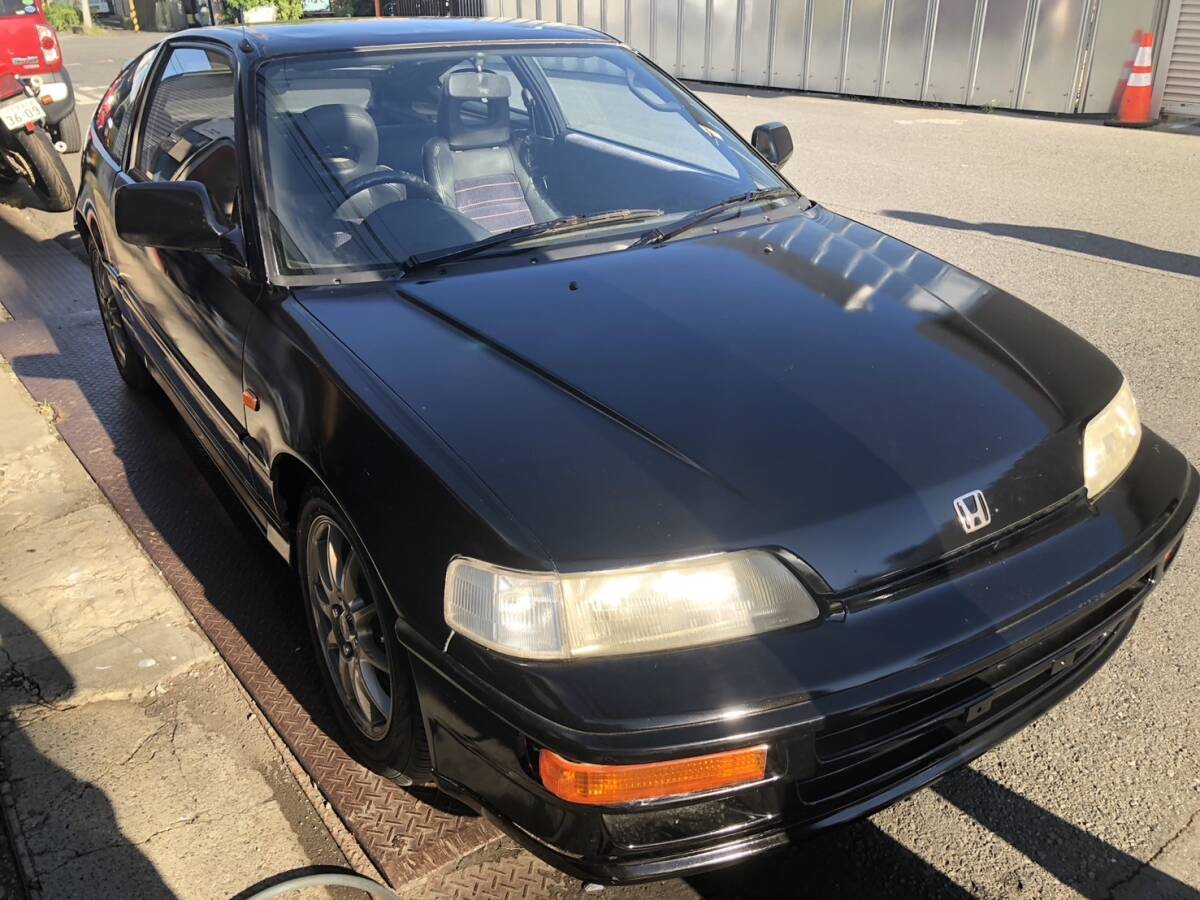 【走行距離 185,200 km】ホンダCRX sir VTEC 1.6 EF8 5速マニュアル 黒 B16Aの落札情報詳細 - Yahoo!オークション落札価格検索 オークフリー
