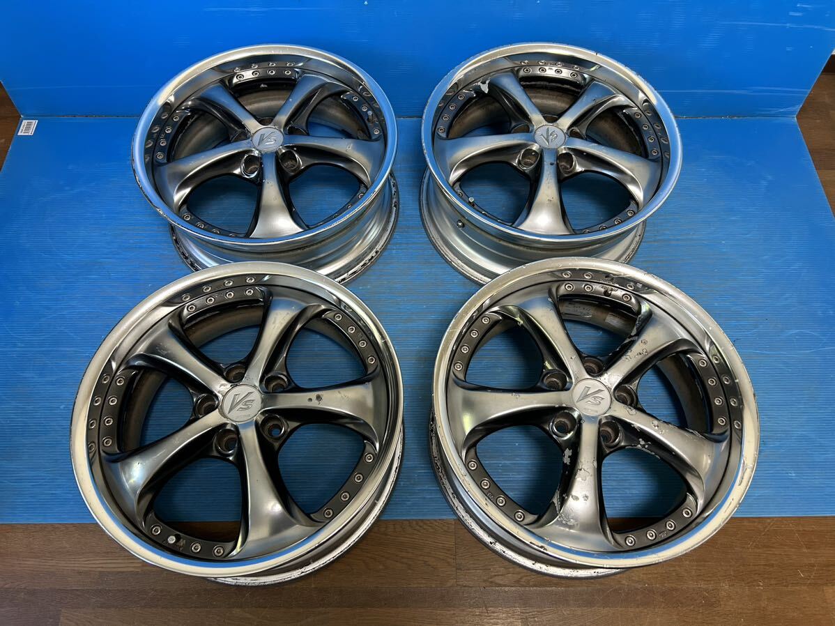 【傷や汚れあり】WORK VS JAPAN 18インチ 18x7.5JJ +45 114.3/5H 中古4本 希少 深リム 3ピース VS-KFの落札情報詳細 - Yahoo!オークション落札 ...