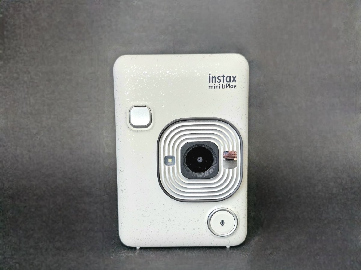 【目立った傷や汚れなし】【美品】FUJIFILM フジフィルム インスタントカメラ instax mini Liplay ミスティホワイト ...