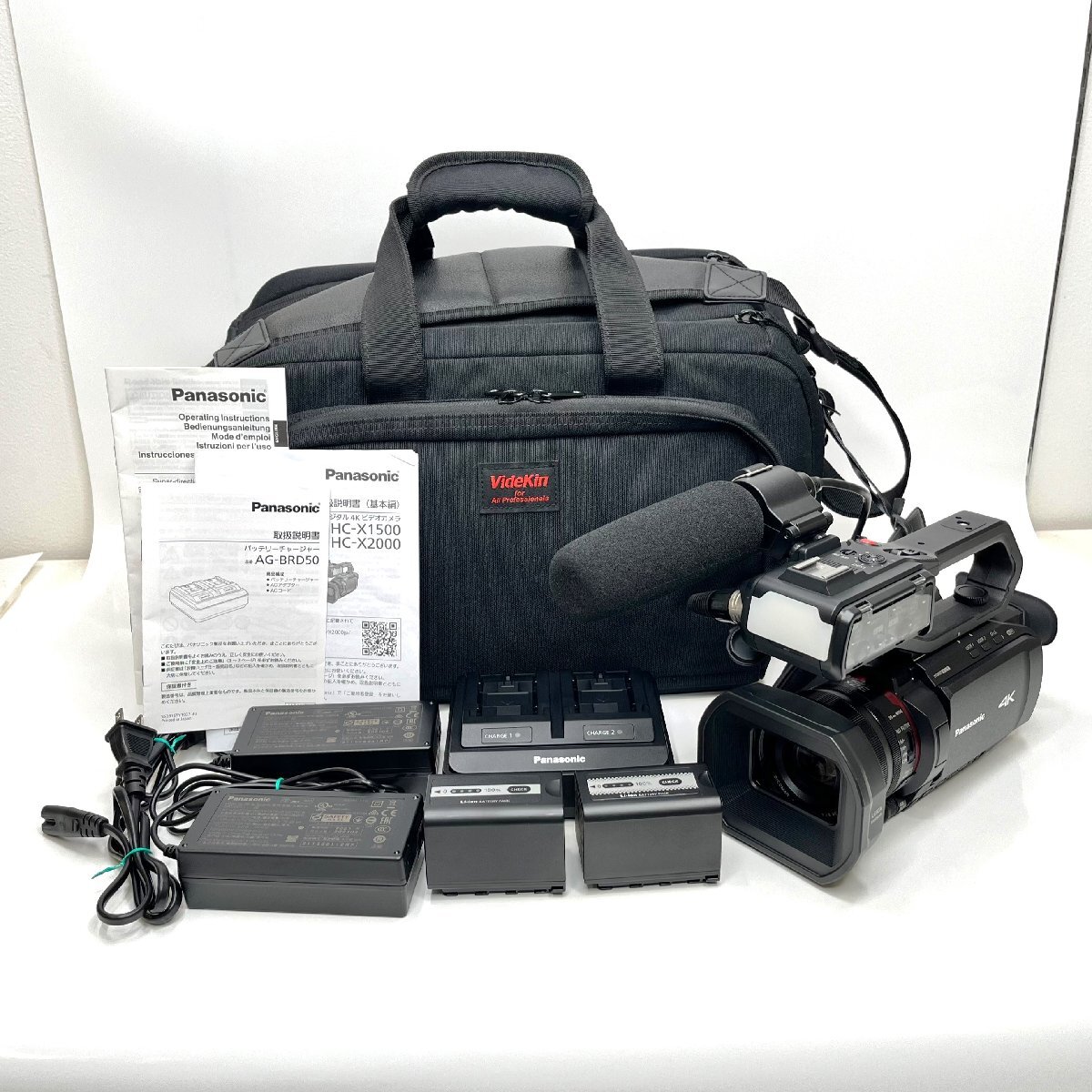 【目立った傷や汚れなし】[9304-004] Panasonic HC-X2000 デジタル 4K ビデオカメラ 2021年製 業務用 撮影 ...