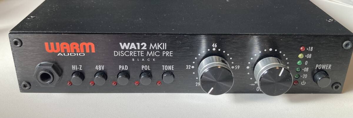【目立った傷や汚れなし】API312 ディスクリートOA クローン Warm Audio WA12 マイクプリアンプ+DI universal ...