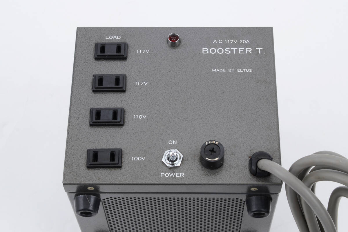 【やや傷や汚れあり】ELTUS BOOSTER T. AC117V-20Aの落札情報詳細 - Yahoo!オークション落札価格検索 オークフリー