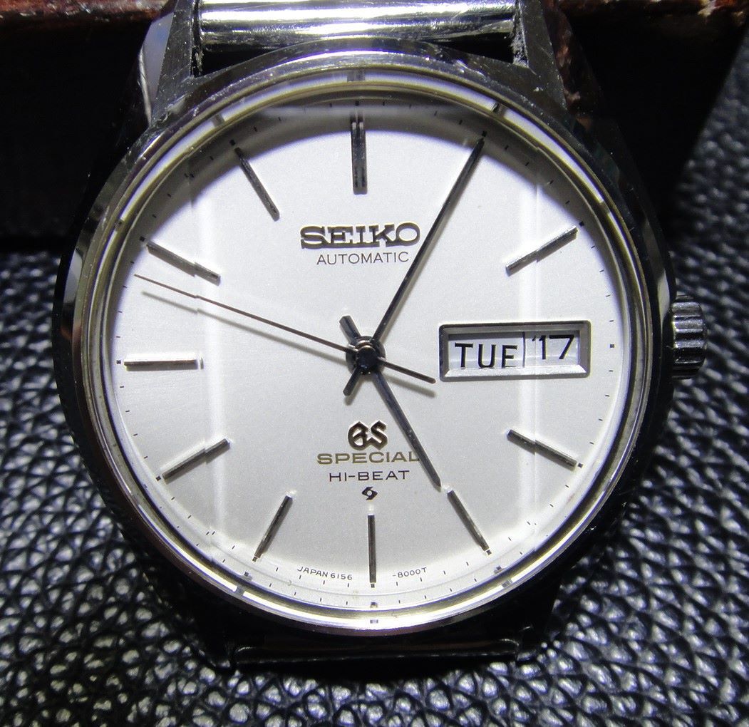 【やや傷や汚れあり】★ SEIKO GS SPECIAL HI-BEAT / AUTOMATIC 6156-8010 GRAND SEIKO MEN'S WATCH 【 中古：稼働品 】の落札 ...