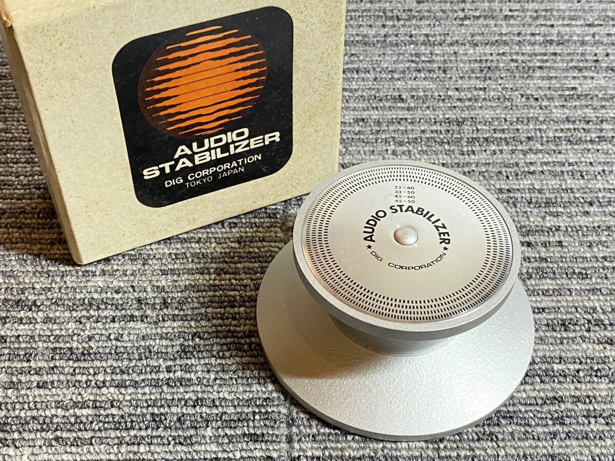 【傷や汚れあり】DIG CORPORATION AUDIO STABILIZER オーディオスタビライザー ターンテーブル 【整9-21-7 ...